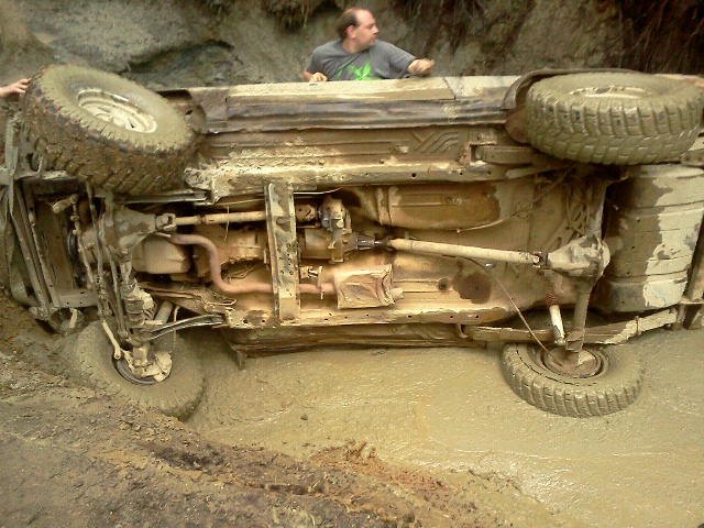 Rossi flipped his jeep over at walker today april 29th - Jeep Cherokee ...