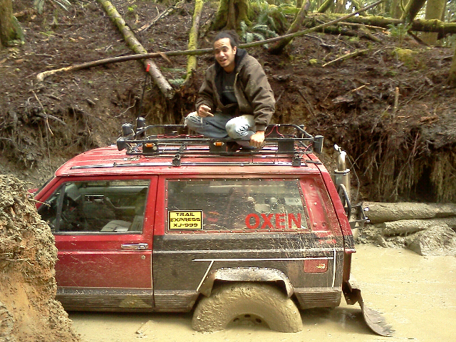 Rossi flipped his jeep over at walker today april 29th - Jeep Cherokee ...