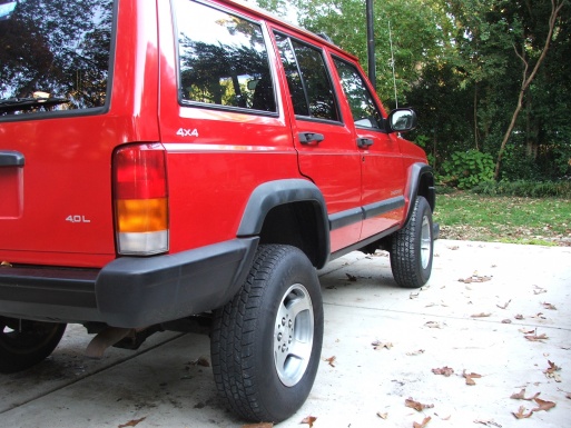 Project learn as I go budget build another red xj all of the above ...